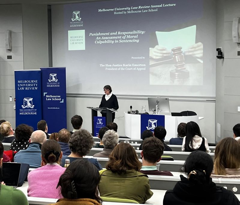 2024 Melbourne University Law Review Lecture - 02.05.24